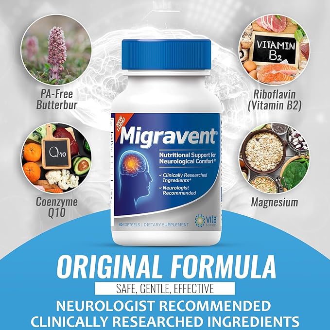 Migravent | Get Rid of Migraines Fast | Vita Sciences