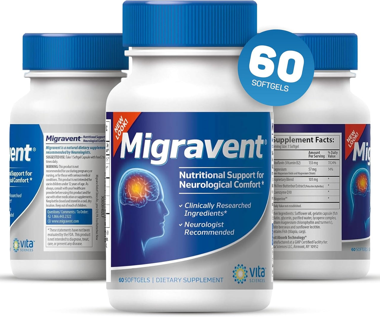 Migravent | Get Rid of Migraines Fast | Vita Sciences