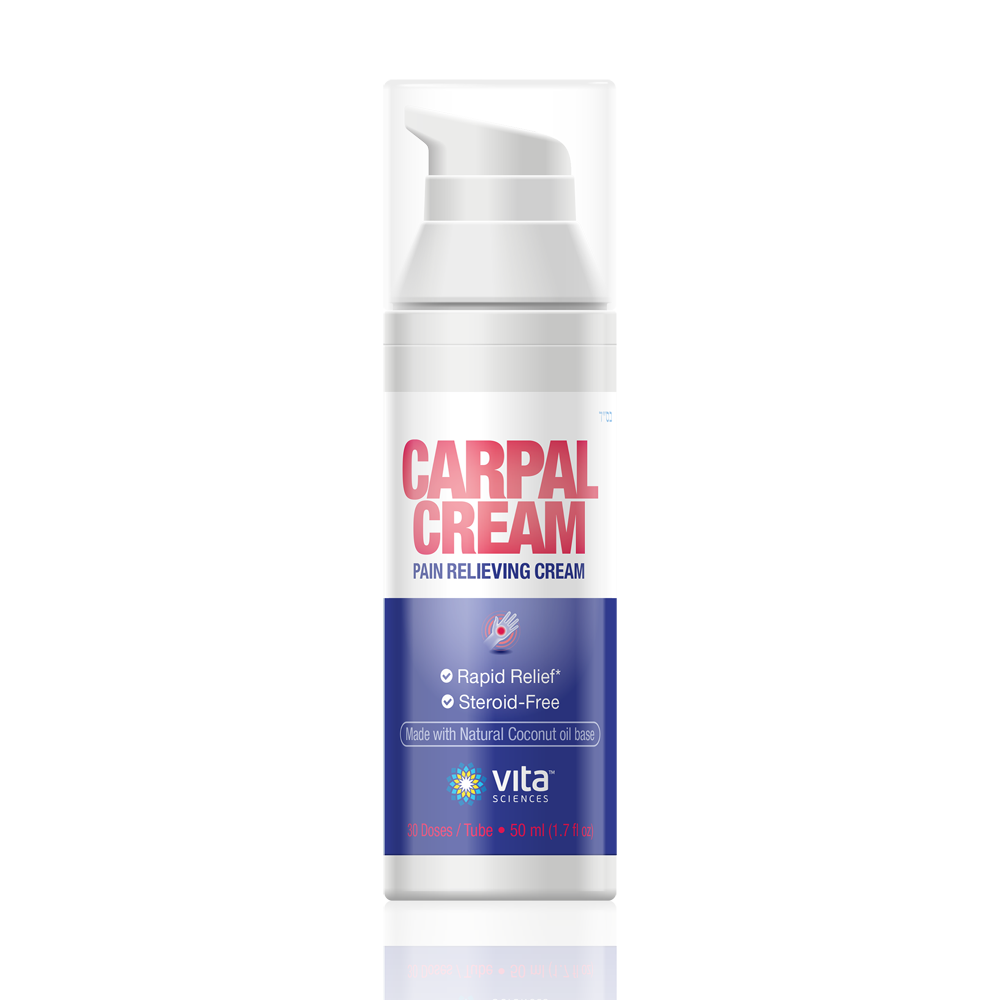 Carpal Cream | Relief from Carpal Tunnel Syndrome | Vita Sciences