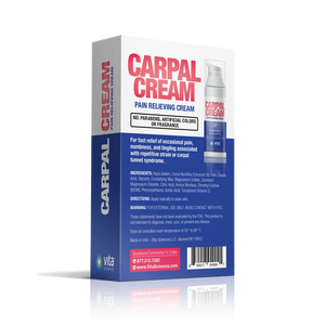 Carpal Cream | Relief from Carpal Tunnel Syndrome | Vita Sciences
