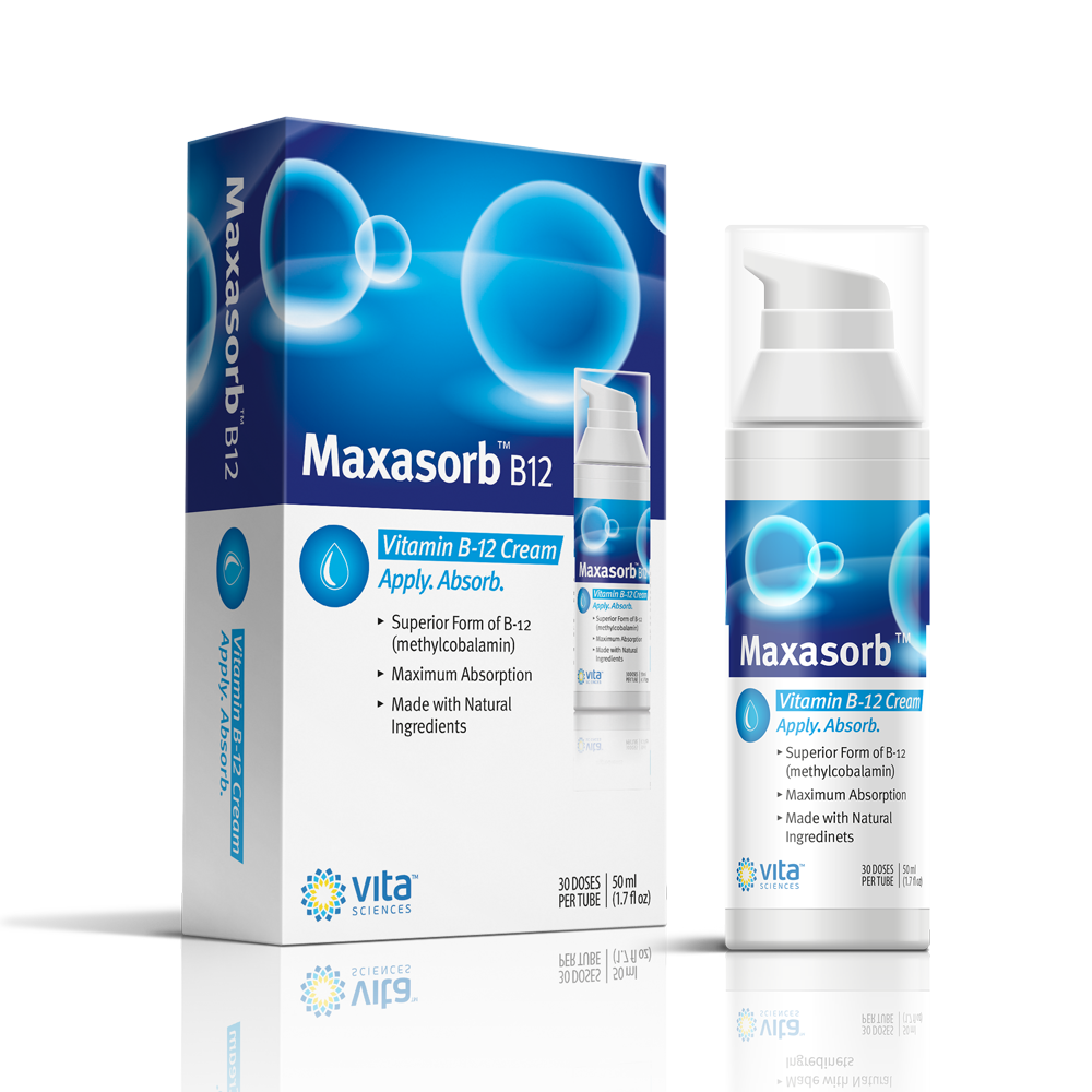 Maxasorb B12 Cream | Increased Energy Is Yours | Vita Sciences
