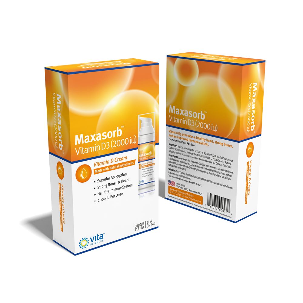 Vitamin D3 Cream 2,000 UI | Sunshine In a Bottle – Vita Sciences