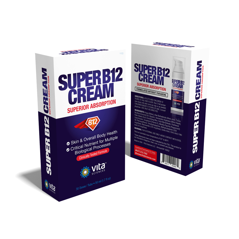 Super B12 Cream | A Super Dose of an Essential Nutrient – Vita Sciences
